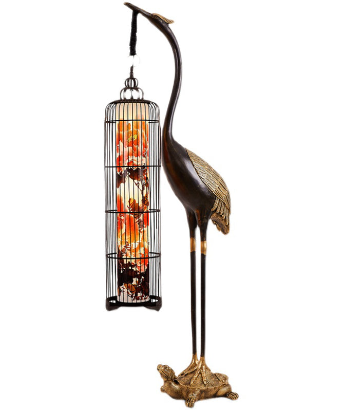 Antique-style Decoration Stork Floor Lamp — Lyfairs