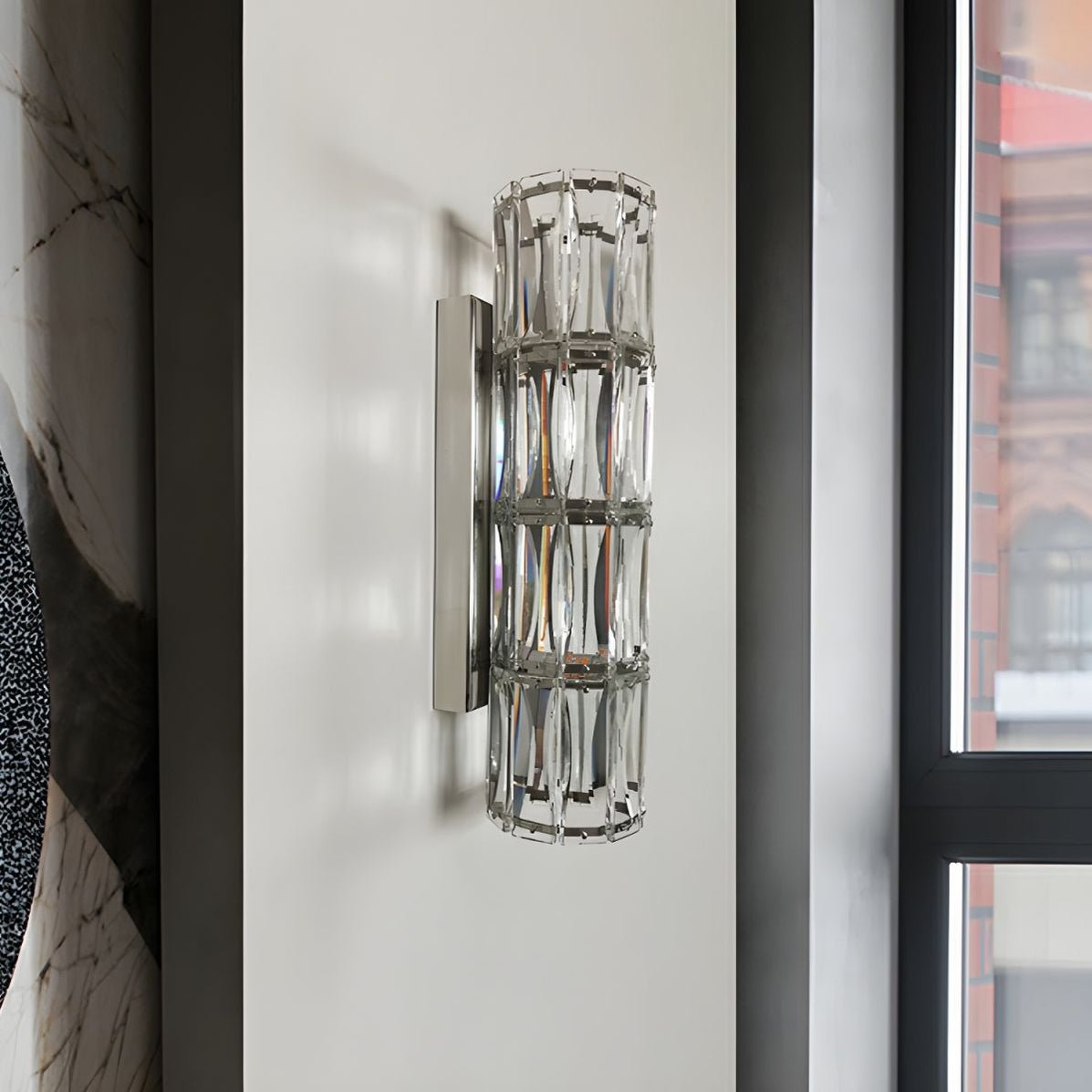 Modern Light Luxury Crystal Wall Sconce — Lyfairs