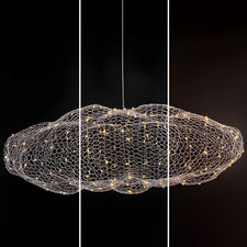 Modern Floating Cloud Mesh Pendant Light — Lyfairs