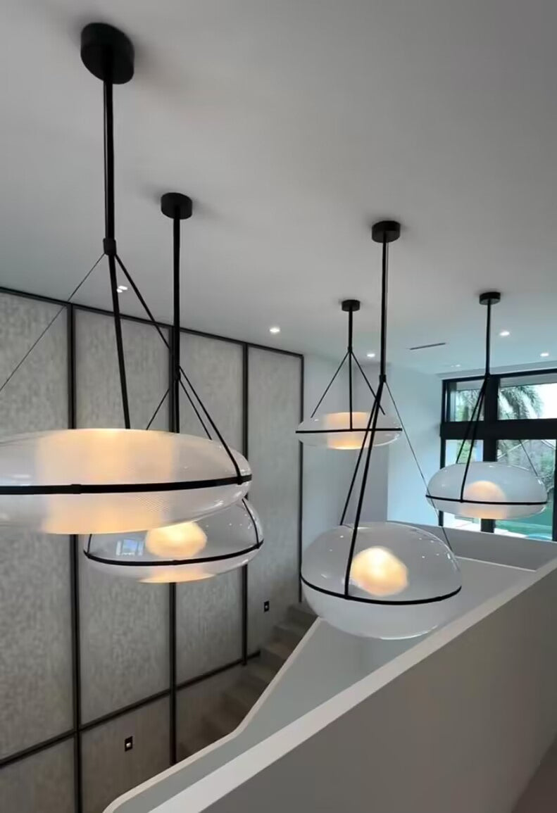 Modern Designer Recommended Elliptical Shell Pendant — Lyfairs