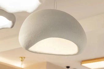 Nordic Minimalist Art Mushroom Cloud Pendant Light for Living/Dining R ...