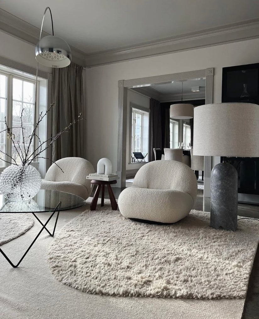 Fleece Balcony Pear Sofa Chair — Lyfairs