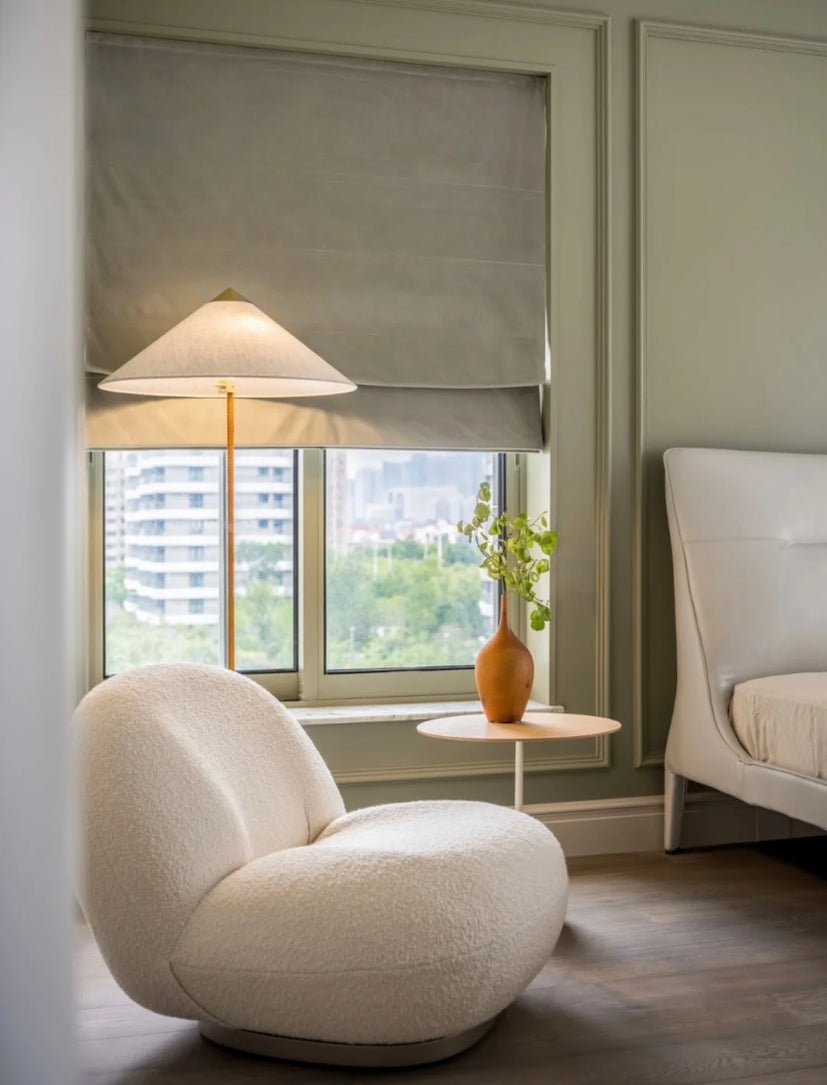 Fleece Balcony Pear Sofa Chair — Lyfairs