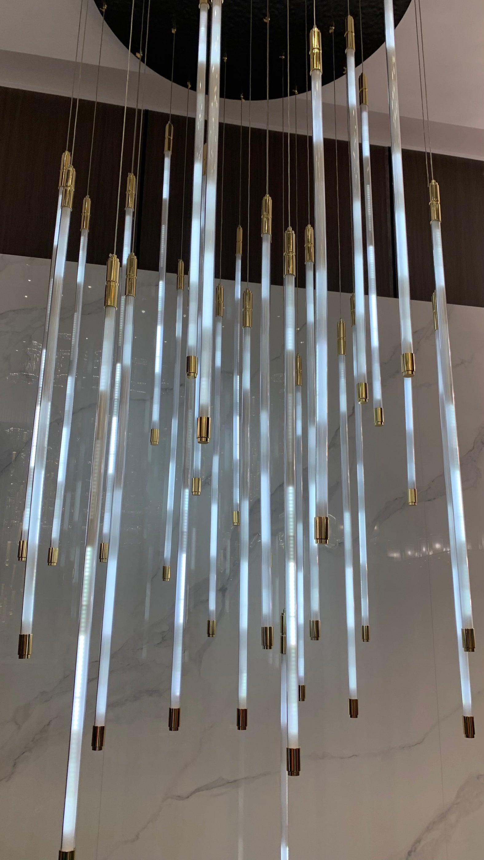 Modern Lightsabers Suspension Floating Chandelier with 512 System for ...