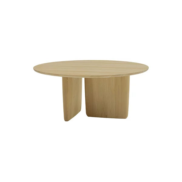 Round Dining Table With Asymmetrical Bases — Lyfairs