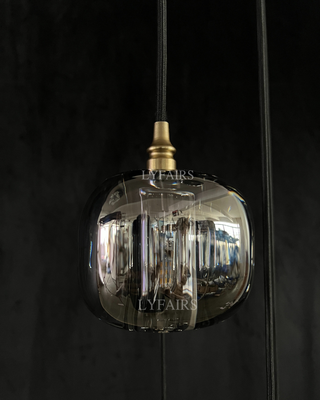 Post-modern Extra-long Pendant Light Fixtures for Staircase/High-ceili ...