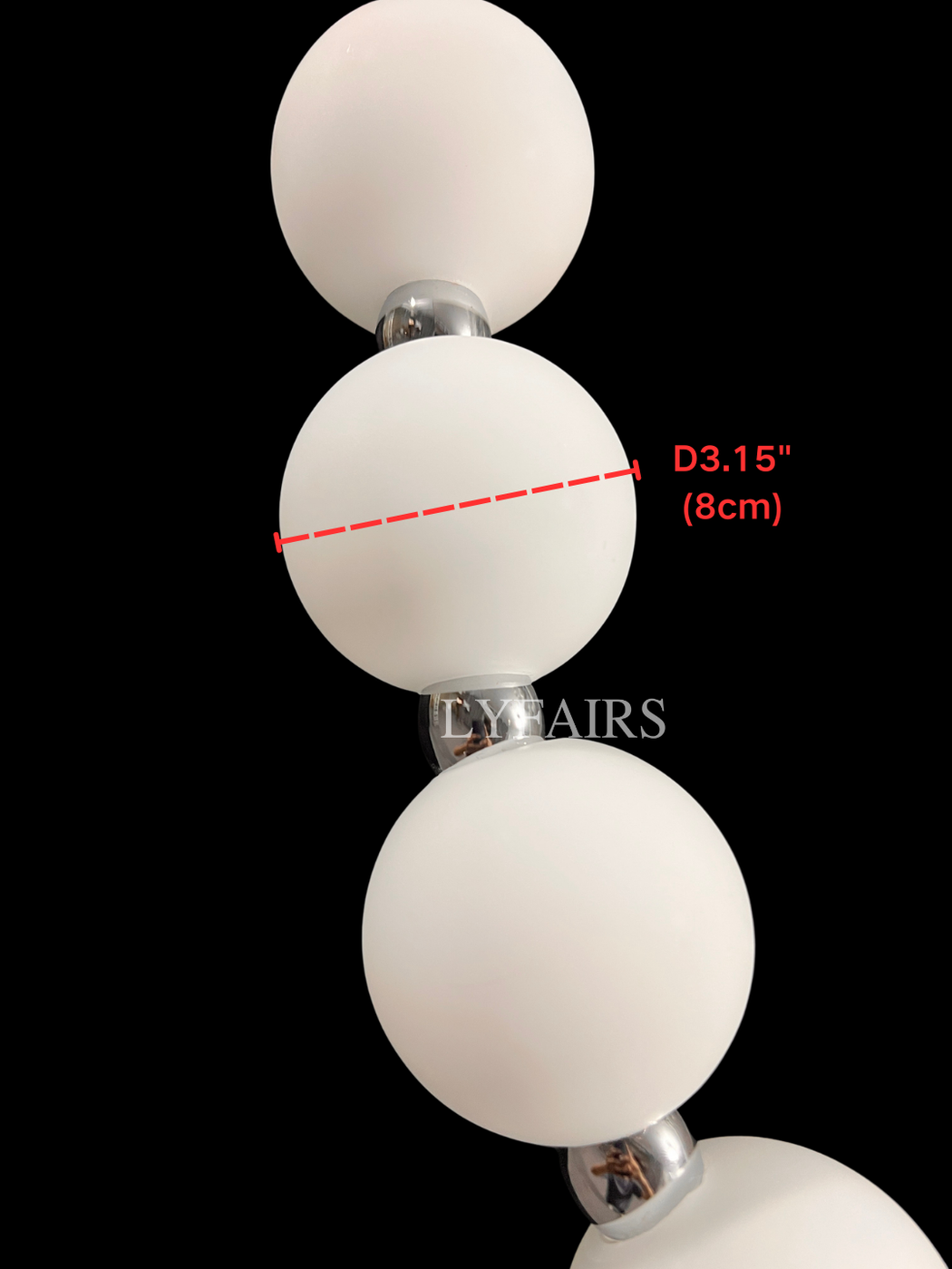 Modern Creative Pearl Necklace Chandelier — Lyfairs