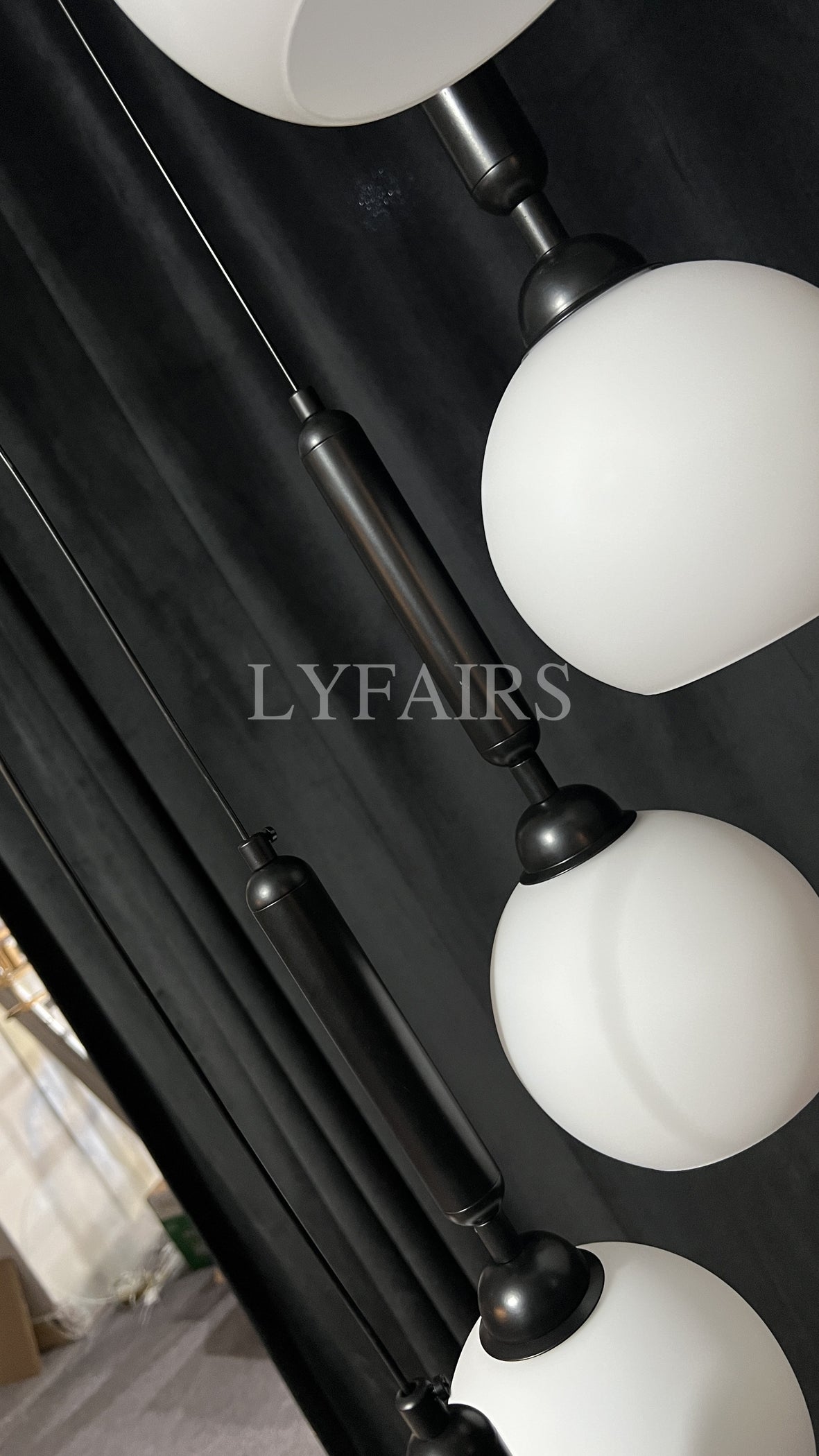 Extra Large Nordic Minimalist Long Pendant Light for Spiral Staircase ...