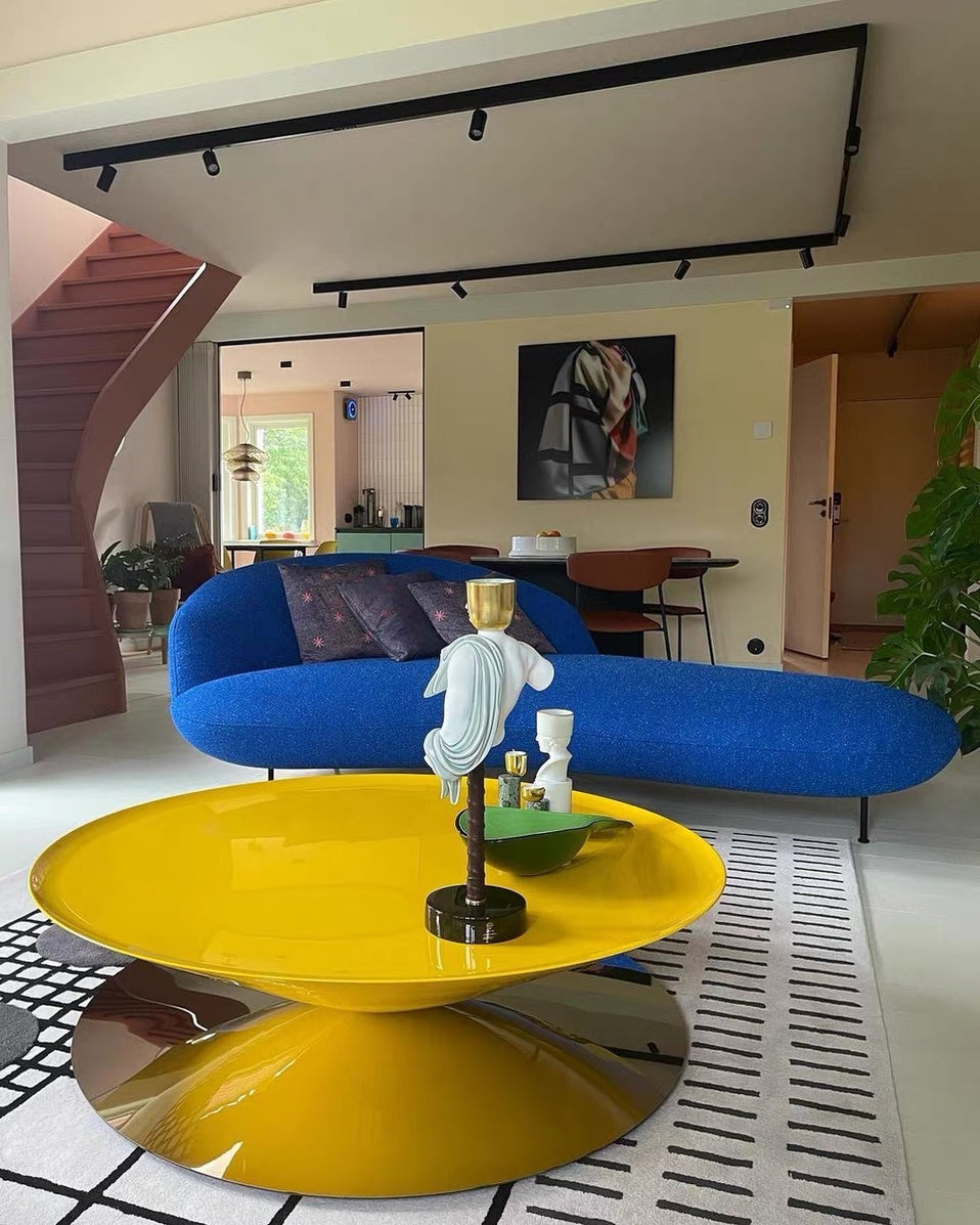 French Conical Hovering Flying Saucer Coffee Table — Lyfairs