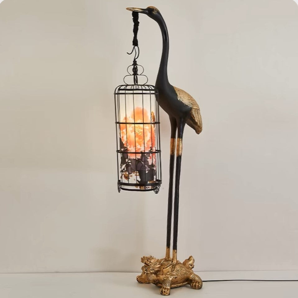 Antique-style Decoration Stork Floor Lamp — Lyfairs