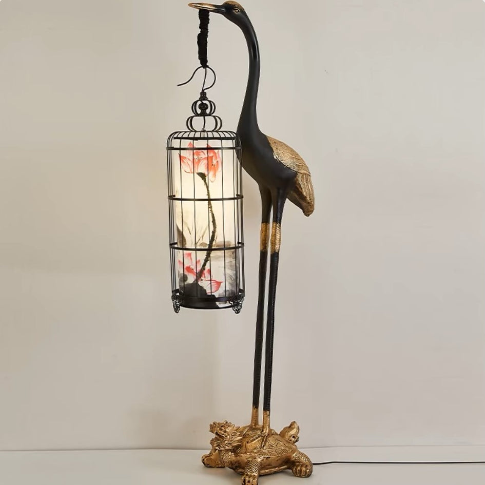 Antique-style Decoration Stork Floor Lamp — Lyfairs