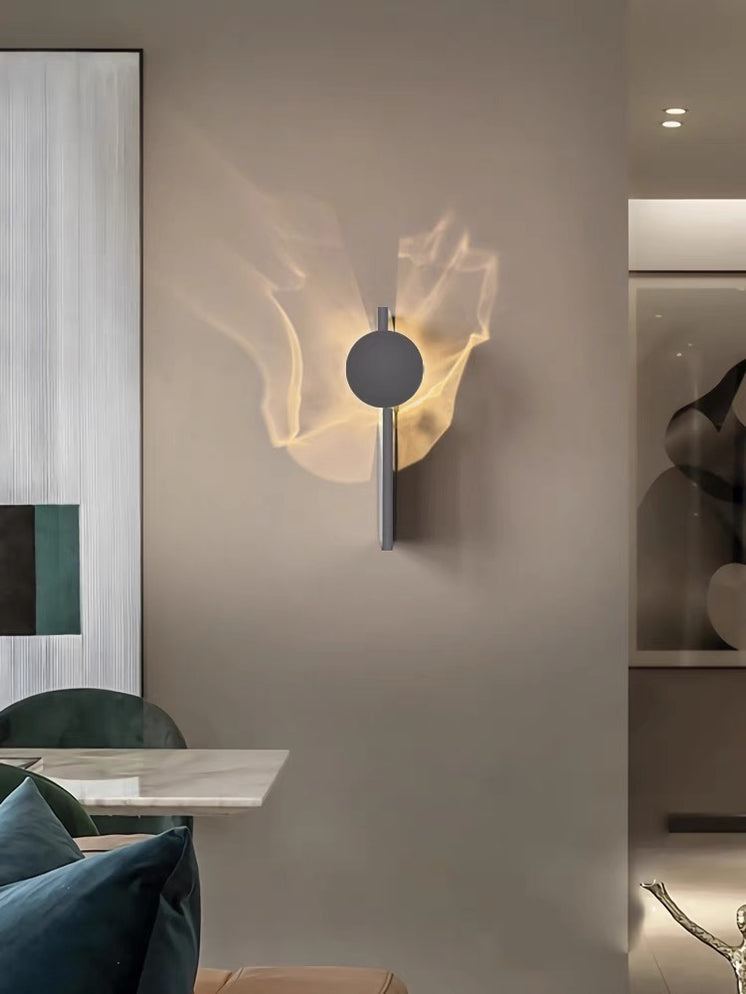 Ripple Rotating Ambient Wall Sconce for Bedroom — Lyfairs