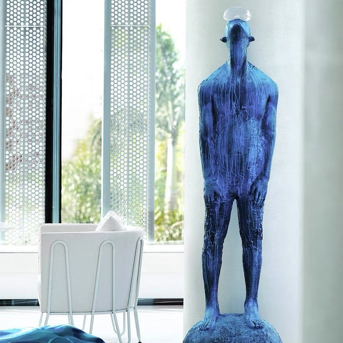 Blue Man Art Sculpture — Lyfairs