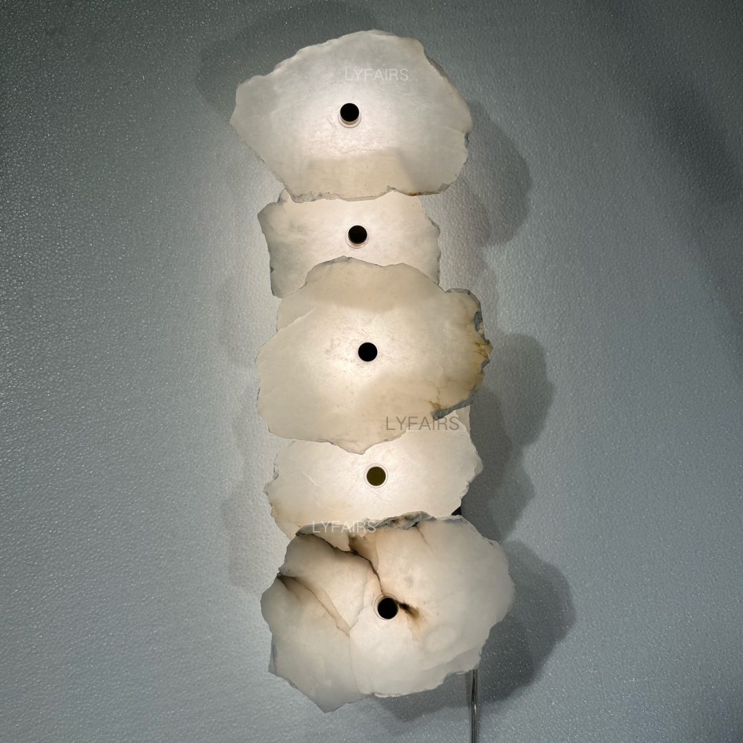 Modern Alabaster Wall Sconce — Lyfairs