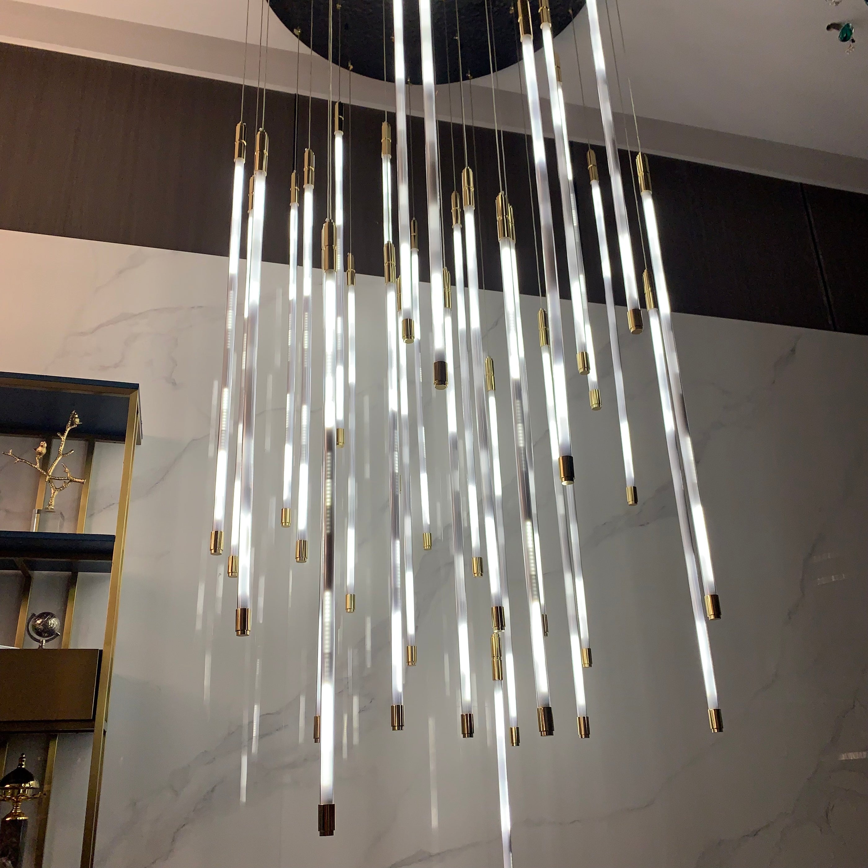 Modern Lightsabers Suspension Floating Chandelier with 512 System for ...