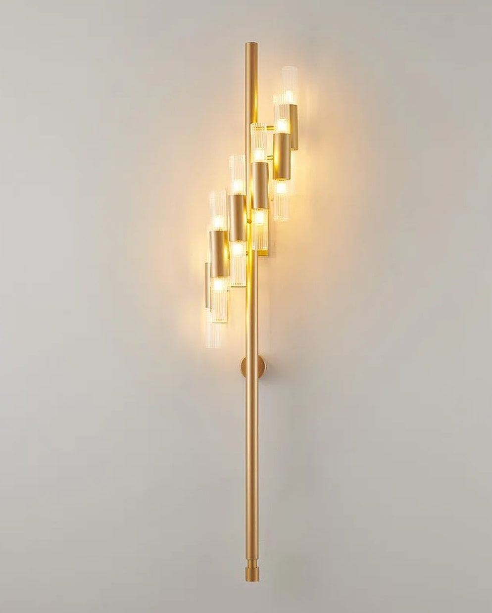 Luxury Contemporary Torch Wall Sconce Light — Lyfairs