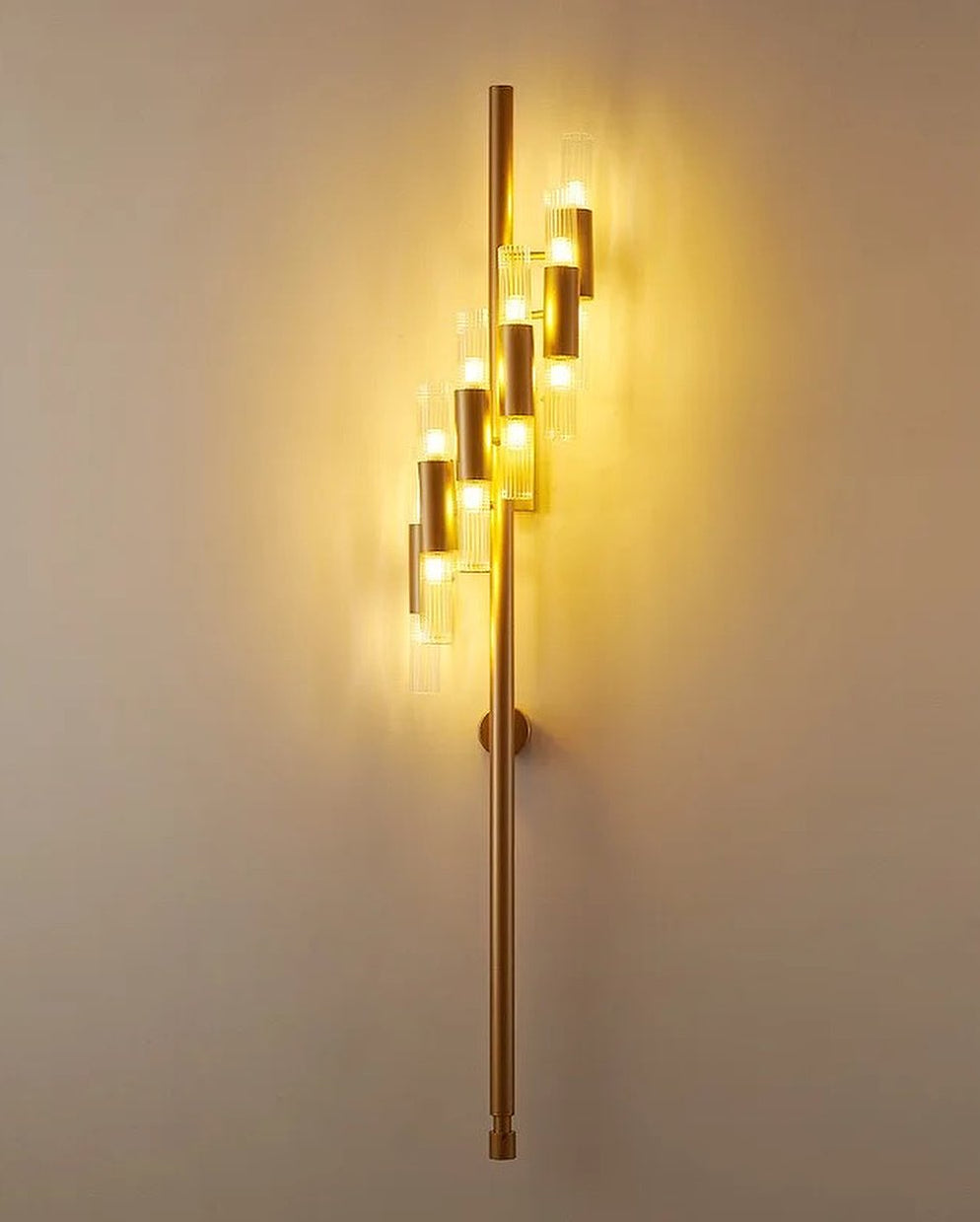 Luxury Contemporary Torch Wall Sconce Light — Lyfairs