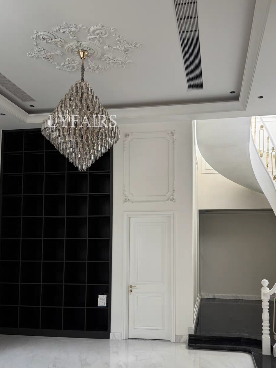 Extra Large Customization Foyer Decorative Crystal Chandelier Lighting ...