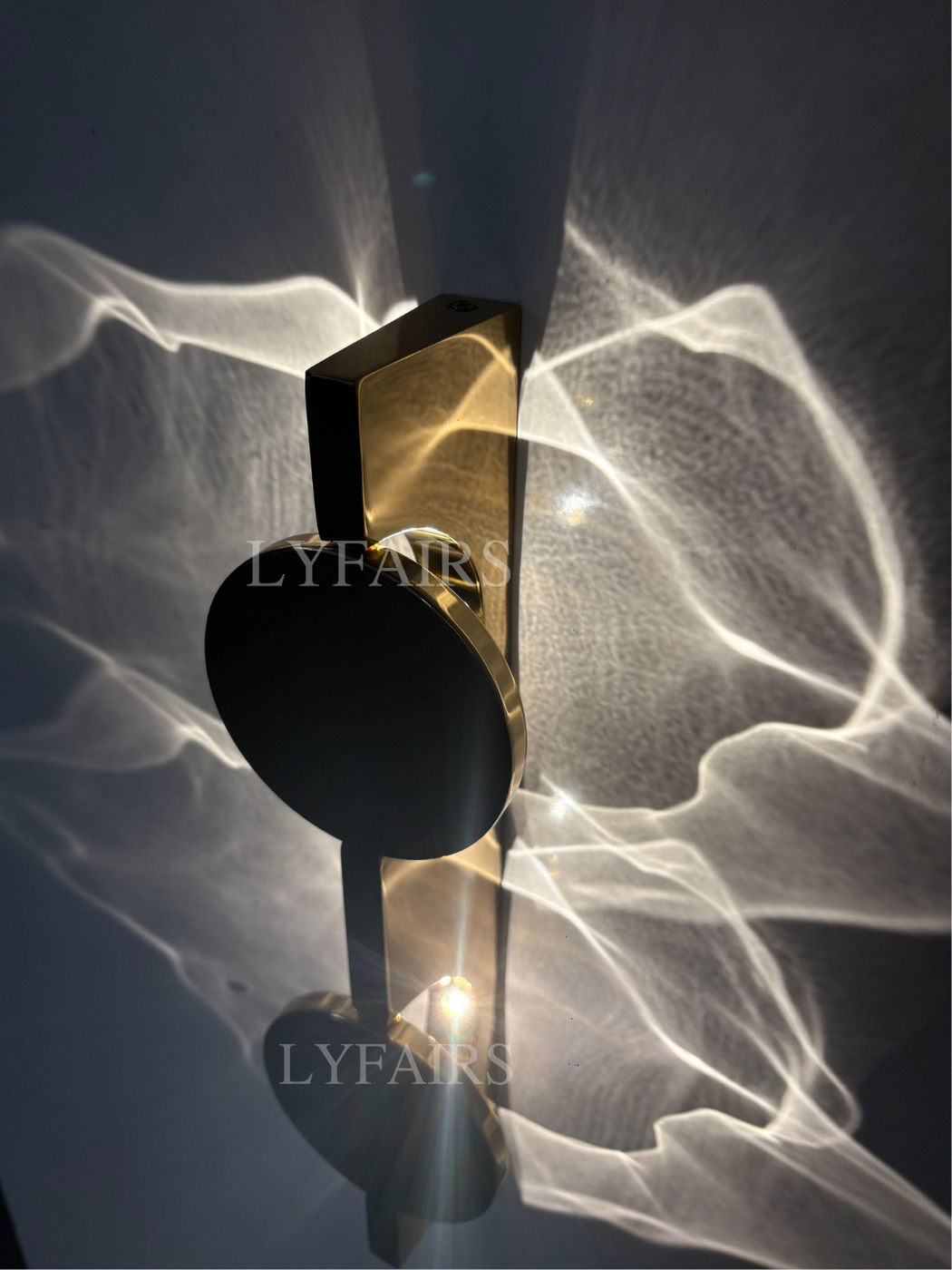 Ripple Rotating Ambient Wall Sconce for Bedroom — Lyfairs