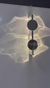 Ripple Rotating Ambient Wall Sconce for Bedroom — Lyfairs