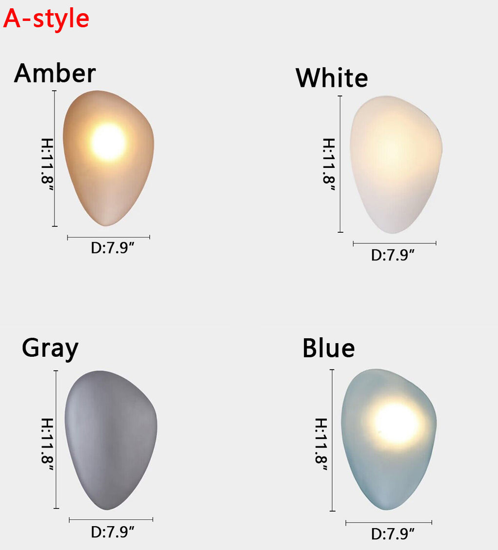 Creative Nordic Style Pebble Wall Light Fixture Sconce Wall Lamp — Lyfairs